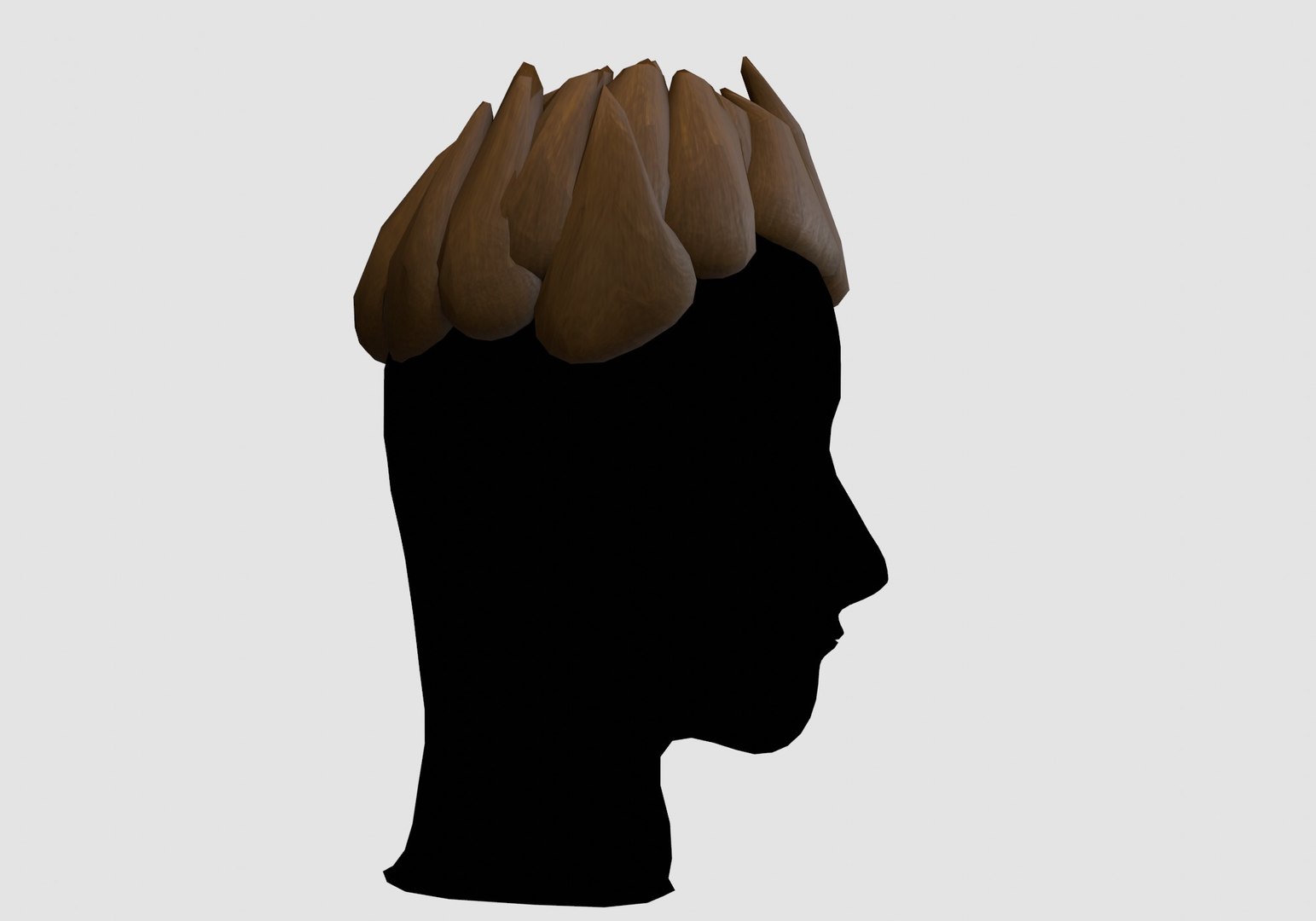 3D Male Up Hairstyle - TurboSquid 1931867