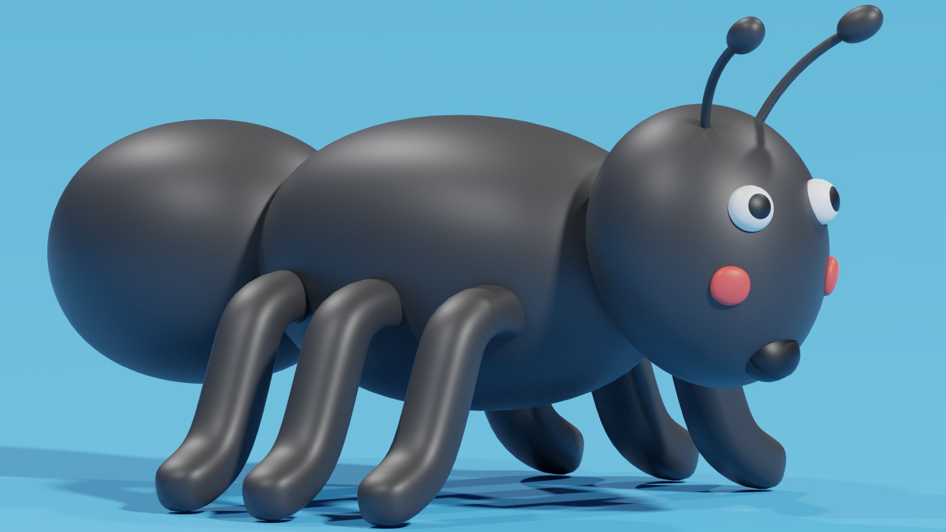 Cartoon Ant 3D Model - TurboSquid 2332565