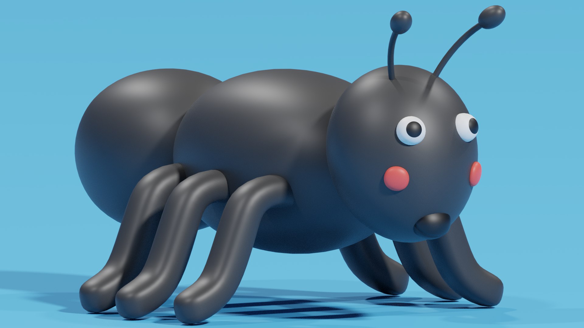 Cartoon Ant 3D Model - TurboSquid 2332565