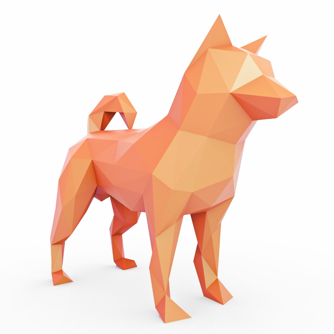 Shiba Inu 3D Model - TurboSquid 1295867