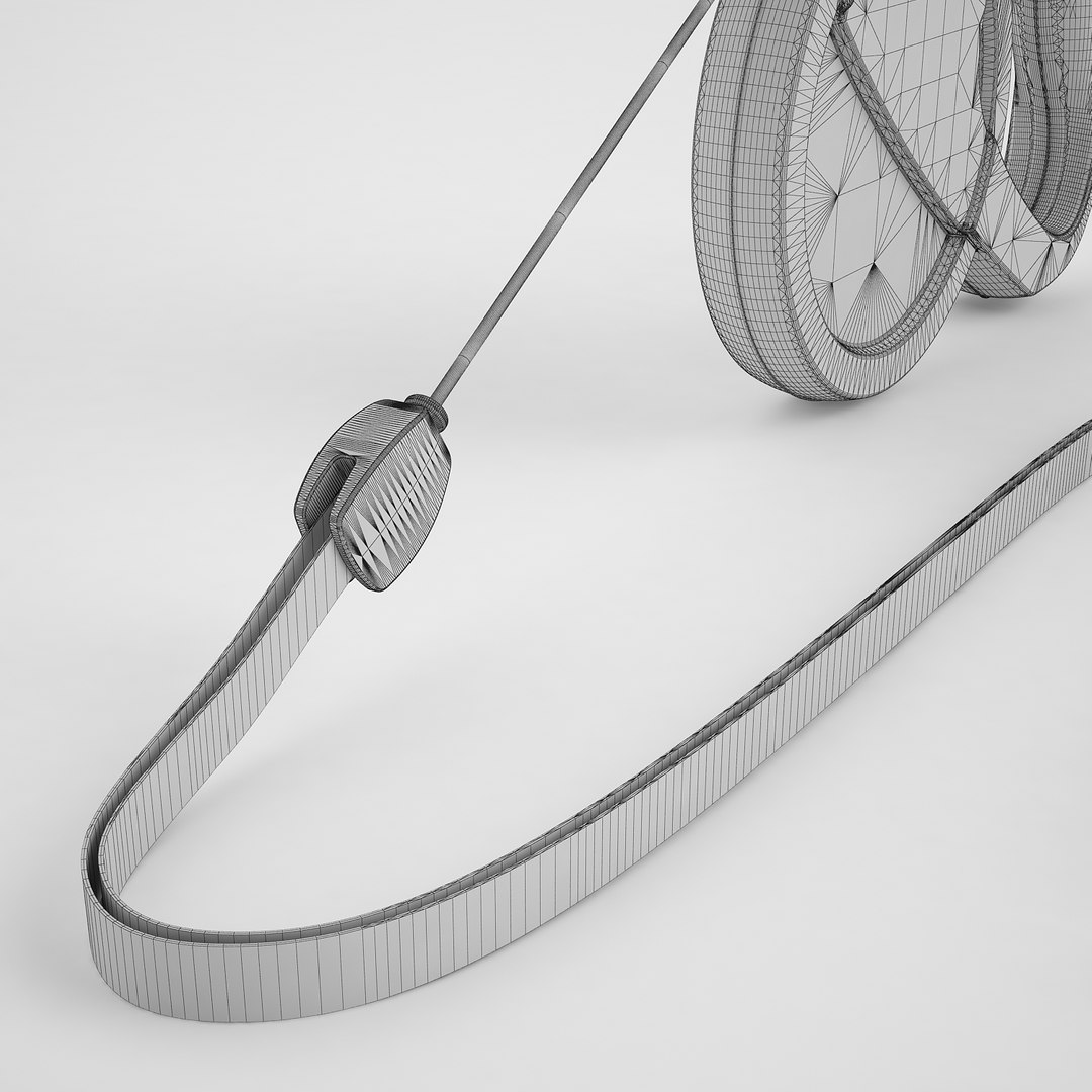 3d dog leash model