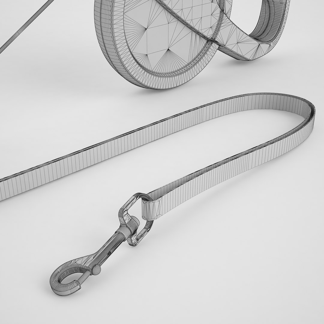 3d dog leash model