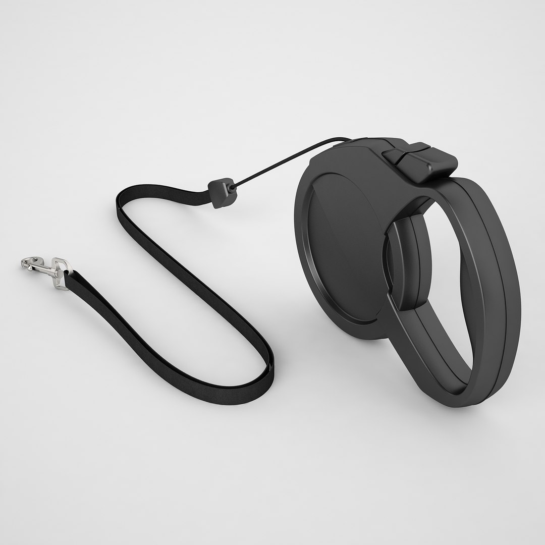 3d dog leash model