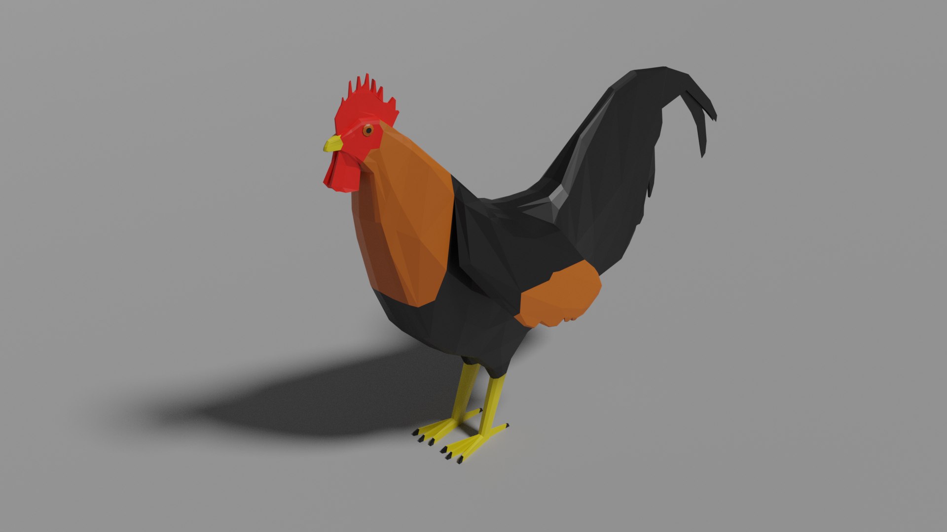 3D Rooster Model - TurboSquid 1597035