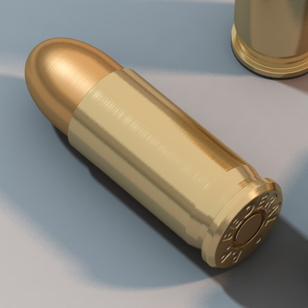 maya 9mm bullet shell