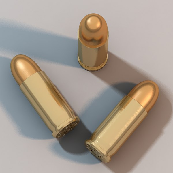 maya 9mm bullet shell