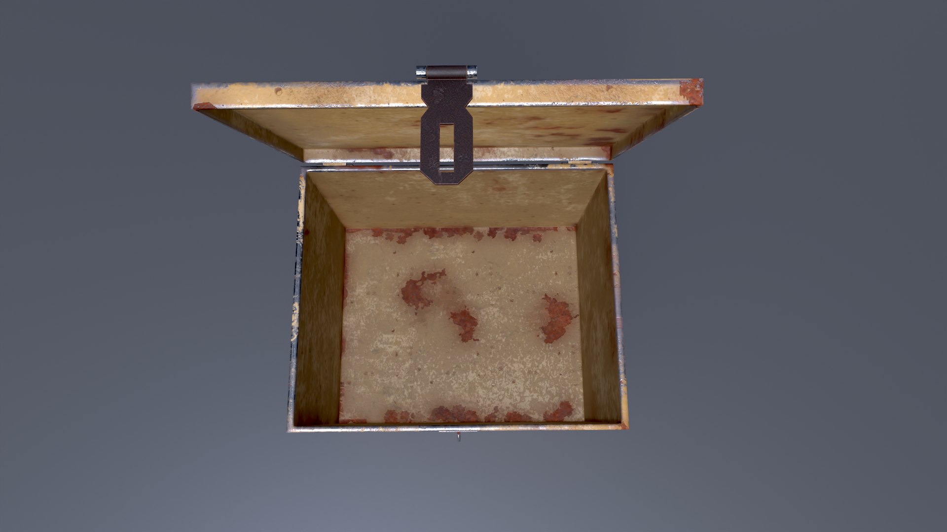 3D Metal Box Low-Poly Gameready PBR Model - TurboSquid 1925245