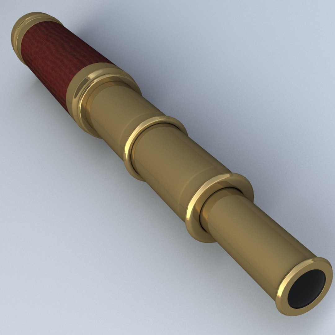Spy Glass Monocular 3d Model