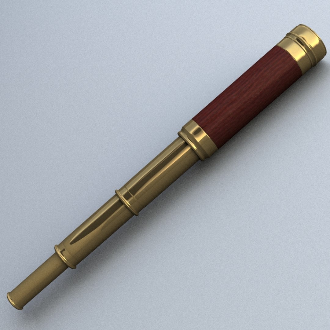 Spy Glass Monocular 3d Model