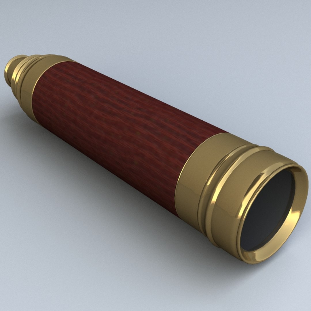 Spy Glass Monocular 3d Model