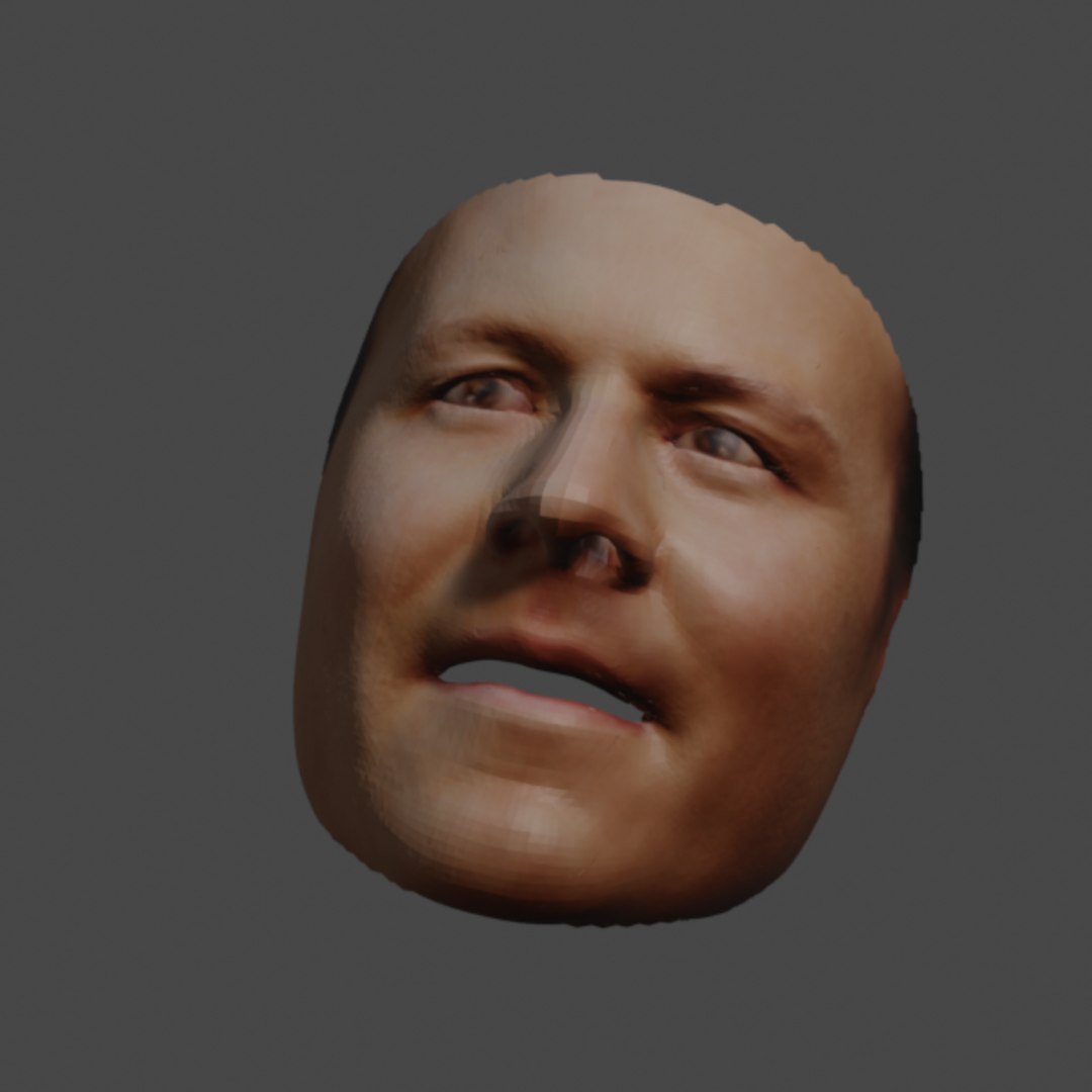 Jon Favreau Face - R1 Model - TurboSquid 1971338