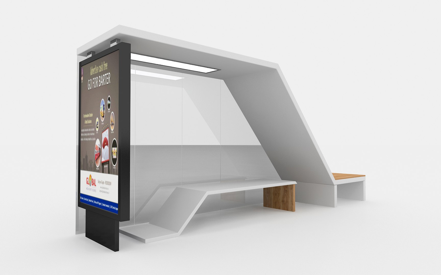 3D Bus Station - TurboSquid 1436560