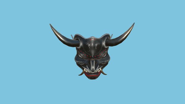 08 Oni Mask Collection - Hannya Fantasy Character Design 3D model ...