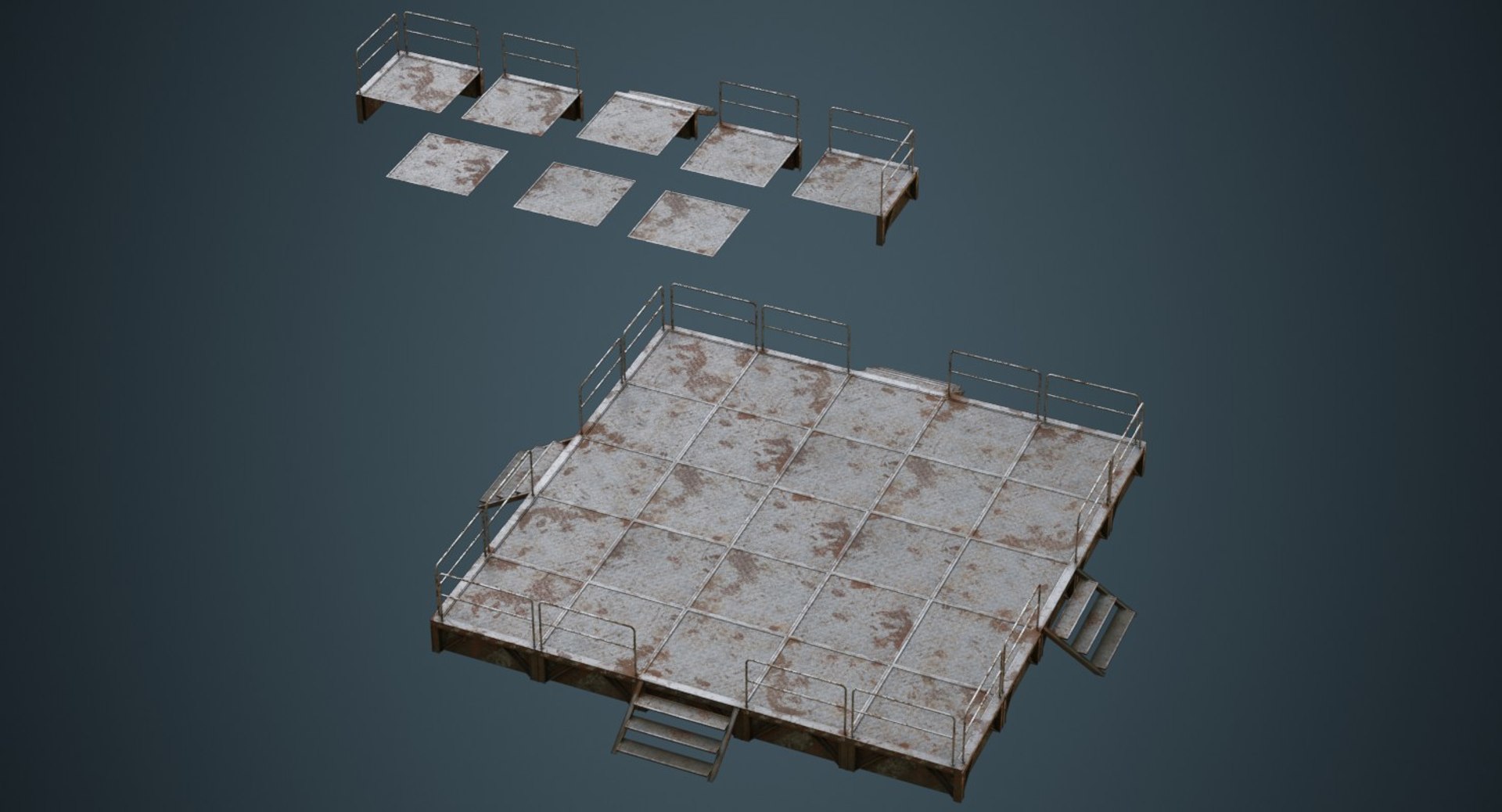 3D model stage platform 1b - TurboSquid 1553257