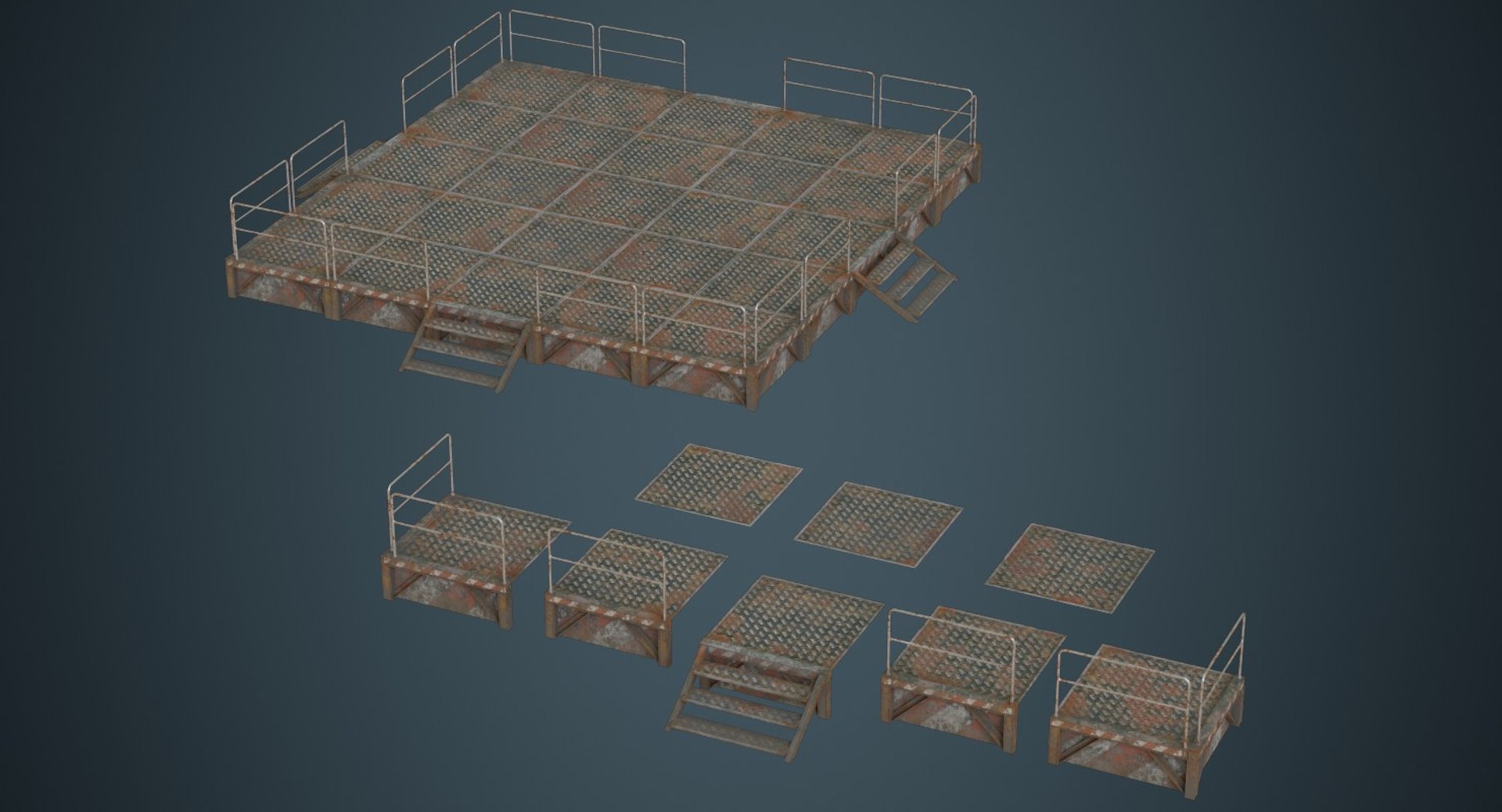 3D model stage platform 1b - TurboSquid 1553257