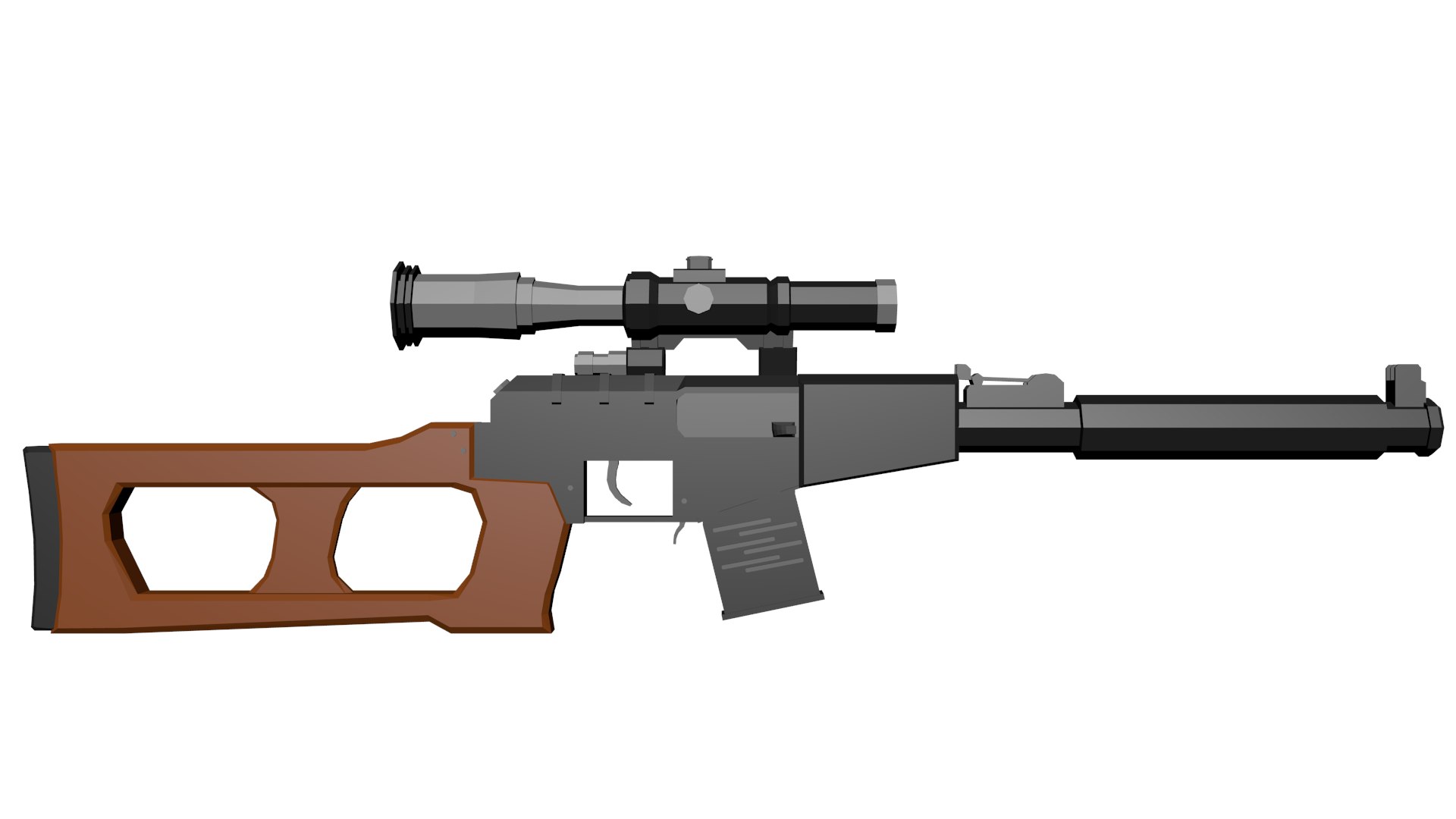 Vss Vintorez 3D Model - TurboSquid 1264631