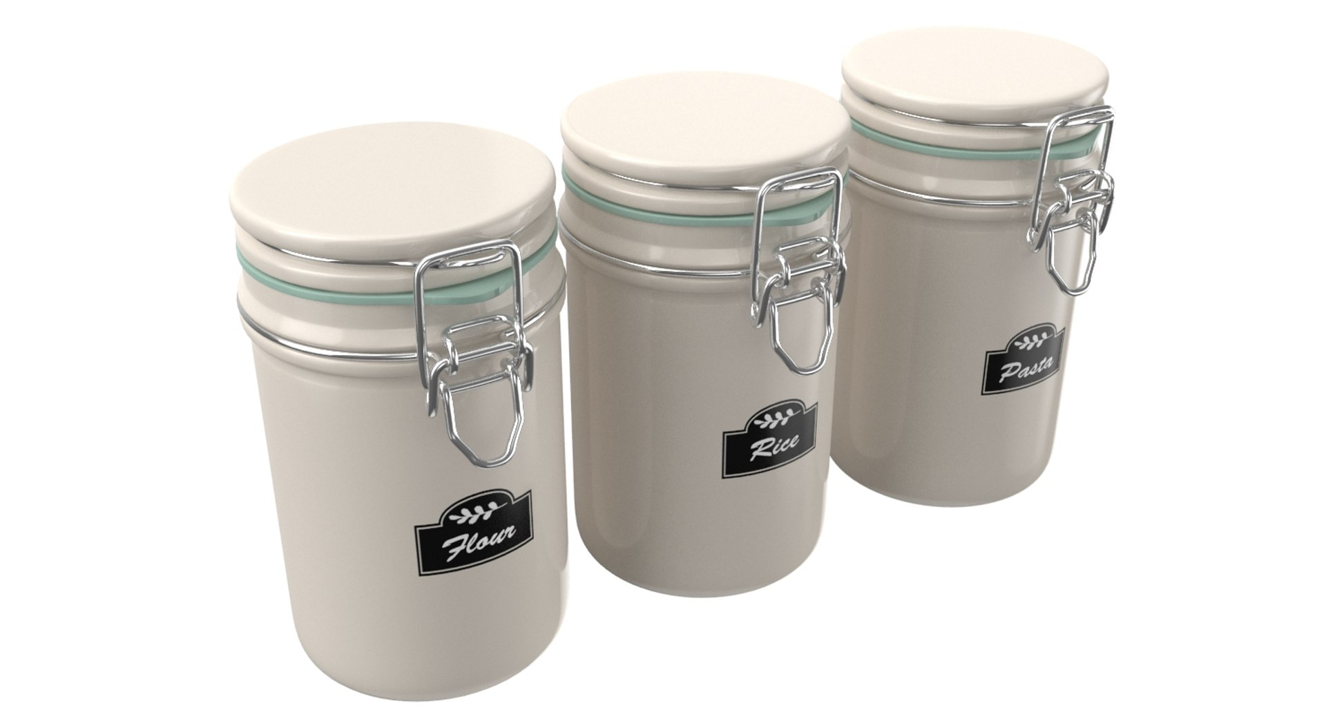 Real Kitchen Jars Model - TurboSquid 1419184