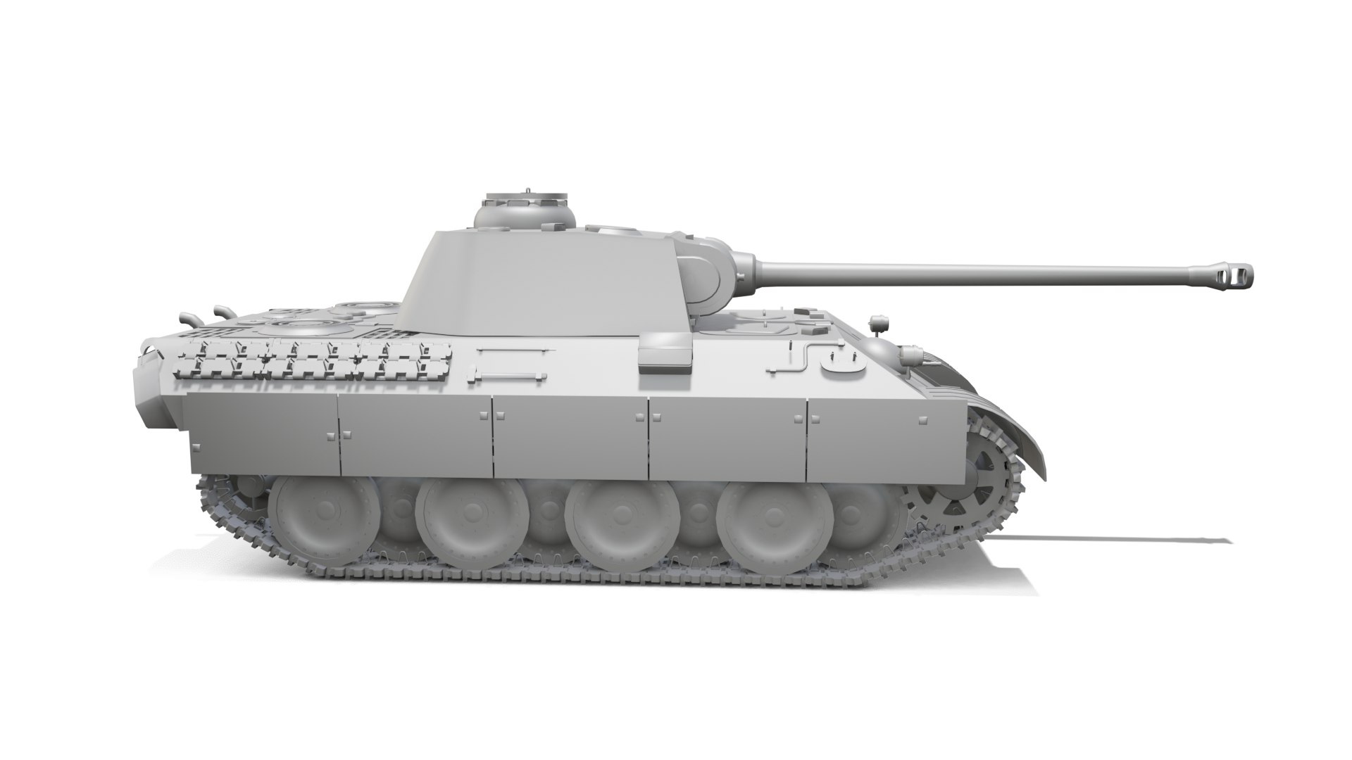 Panther Tank Panzers 3D Model - TurboSquid 1631200
