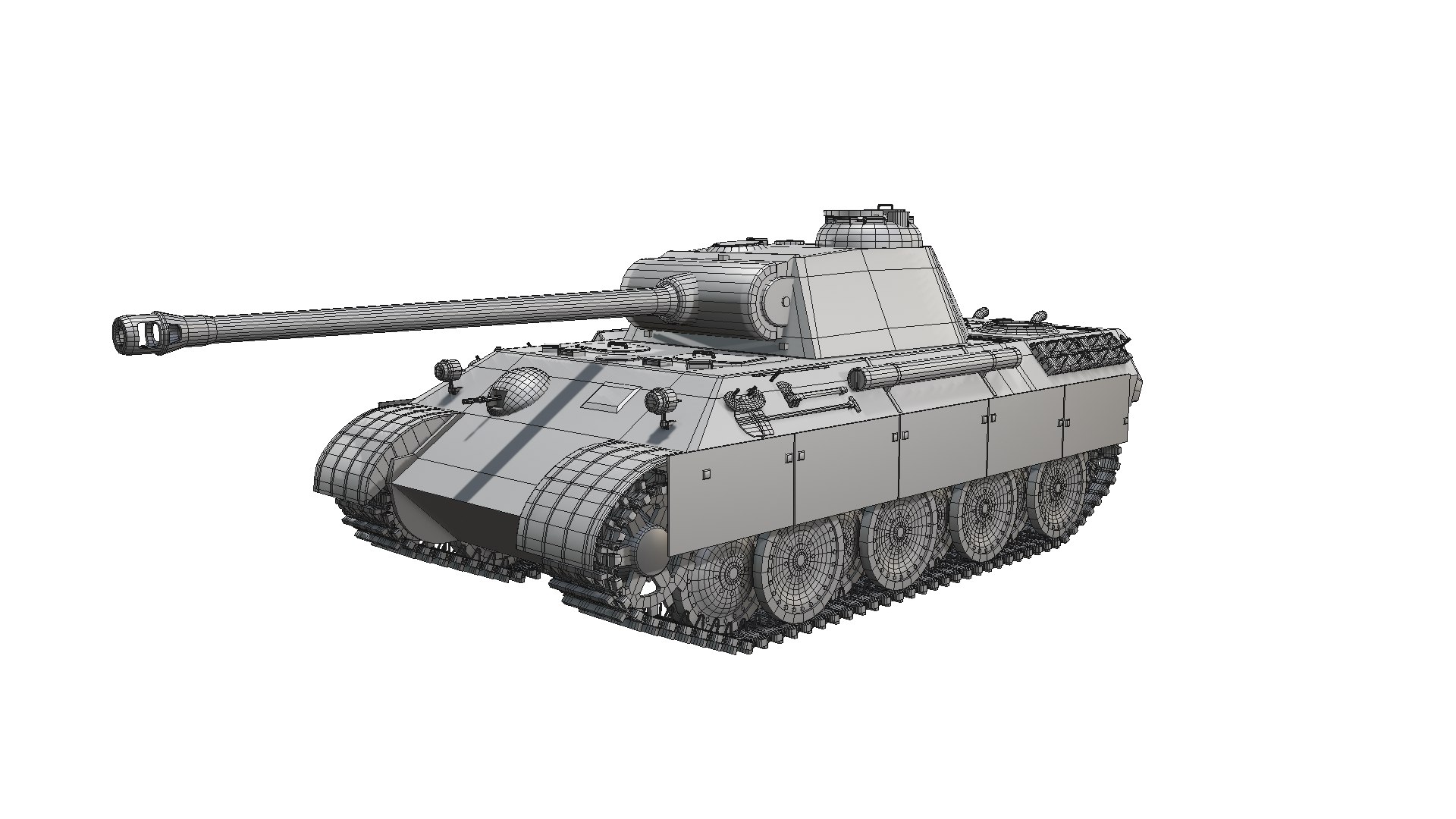 Panther Tank Panzers 3D Model - TurboSquid 1631200