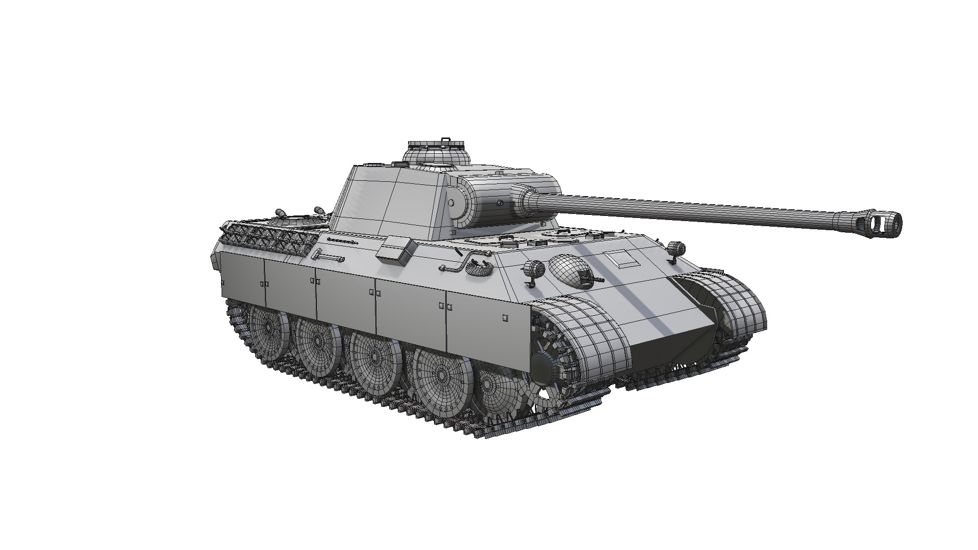 Panther Tank Panzers 3D Model - TurboSquid 1631200
