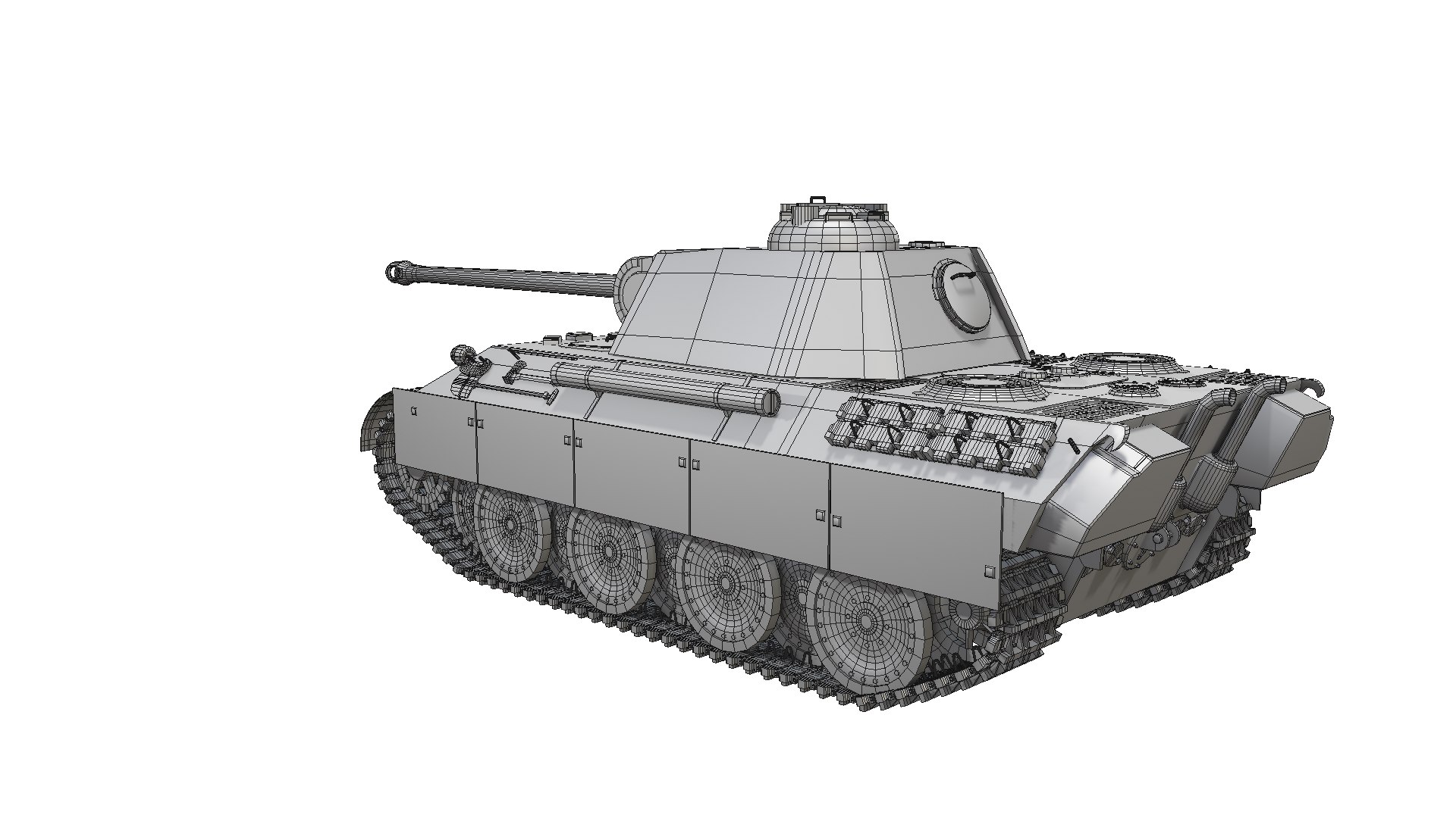 Panther Tank Panzers 3D Model - TurboSquid 1631200
