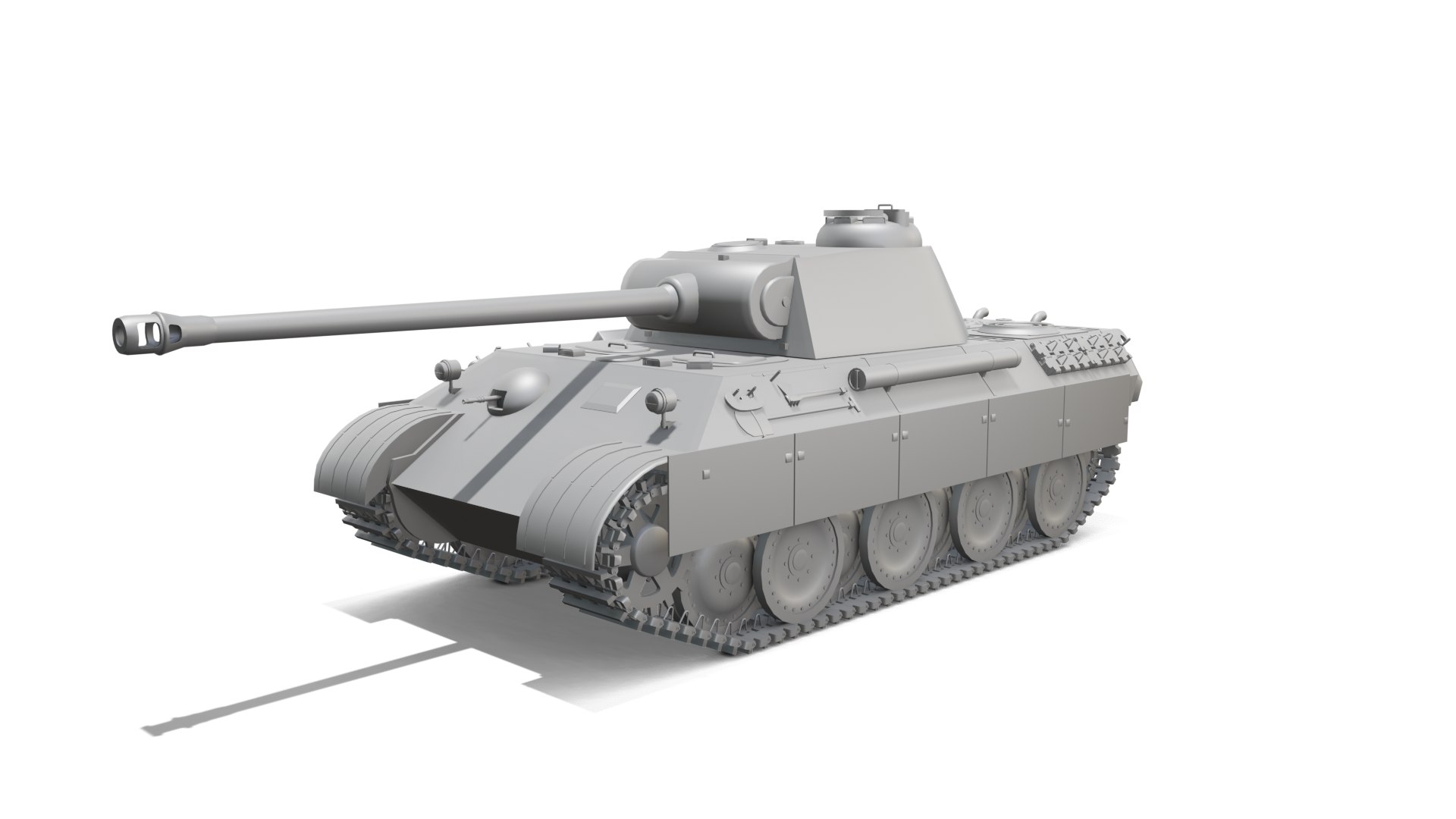 Panther tank panzers 3D model - TurboSquid 1631200