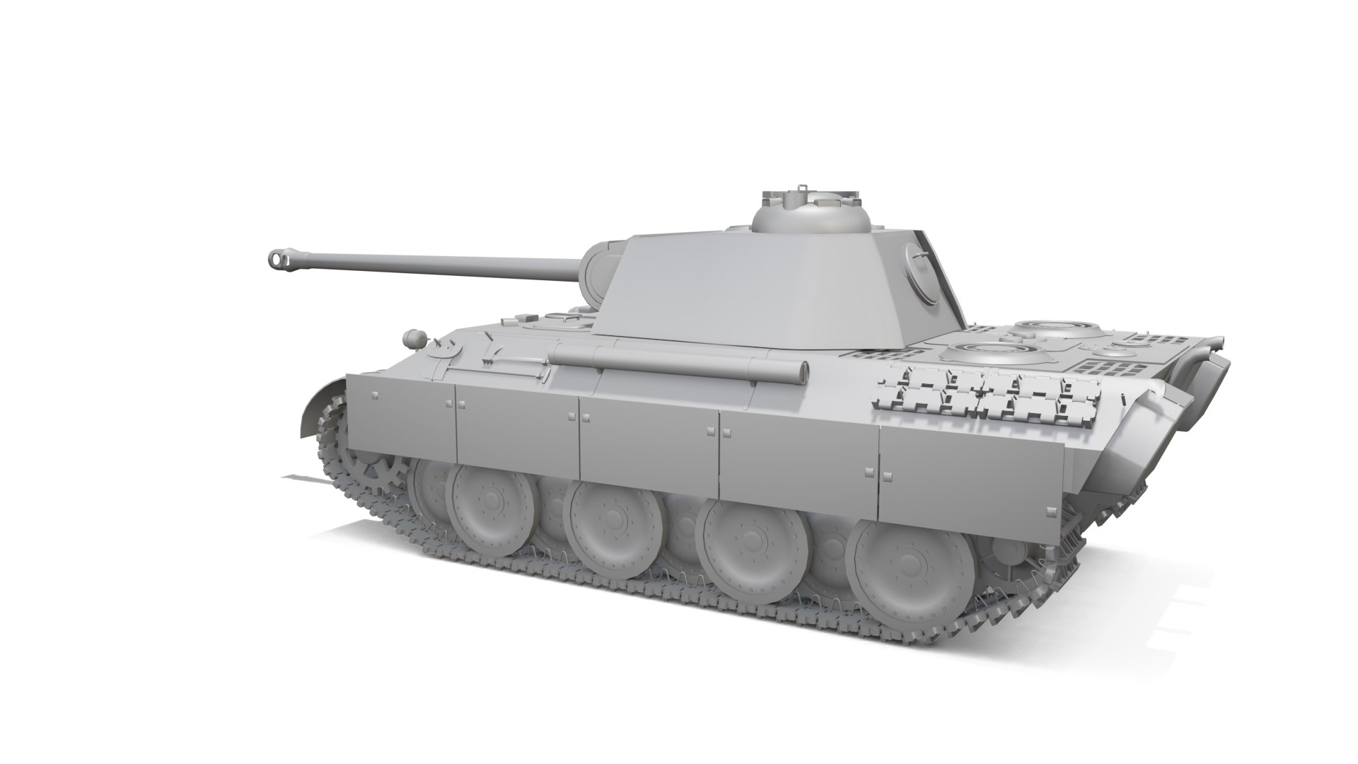 Panther Tank Panzers 3D Model - TurboSquid 1631200