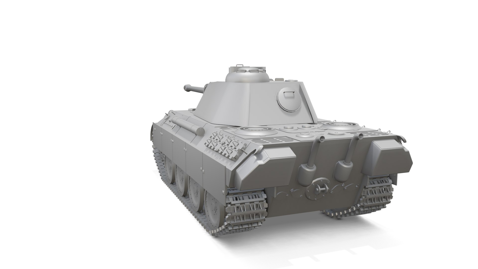 Panther Tank Panzers 3D Model - TurboSquid 1631200
