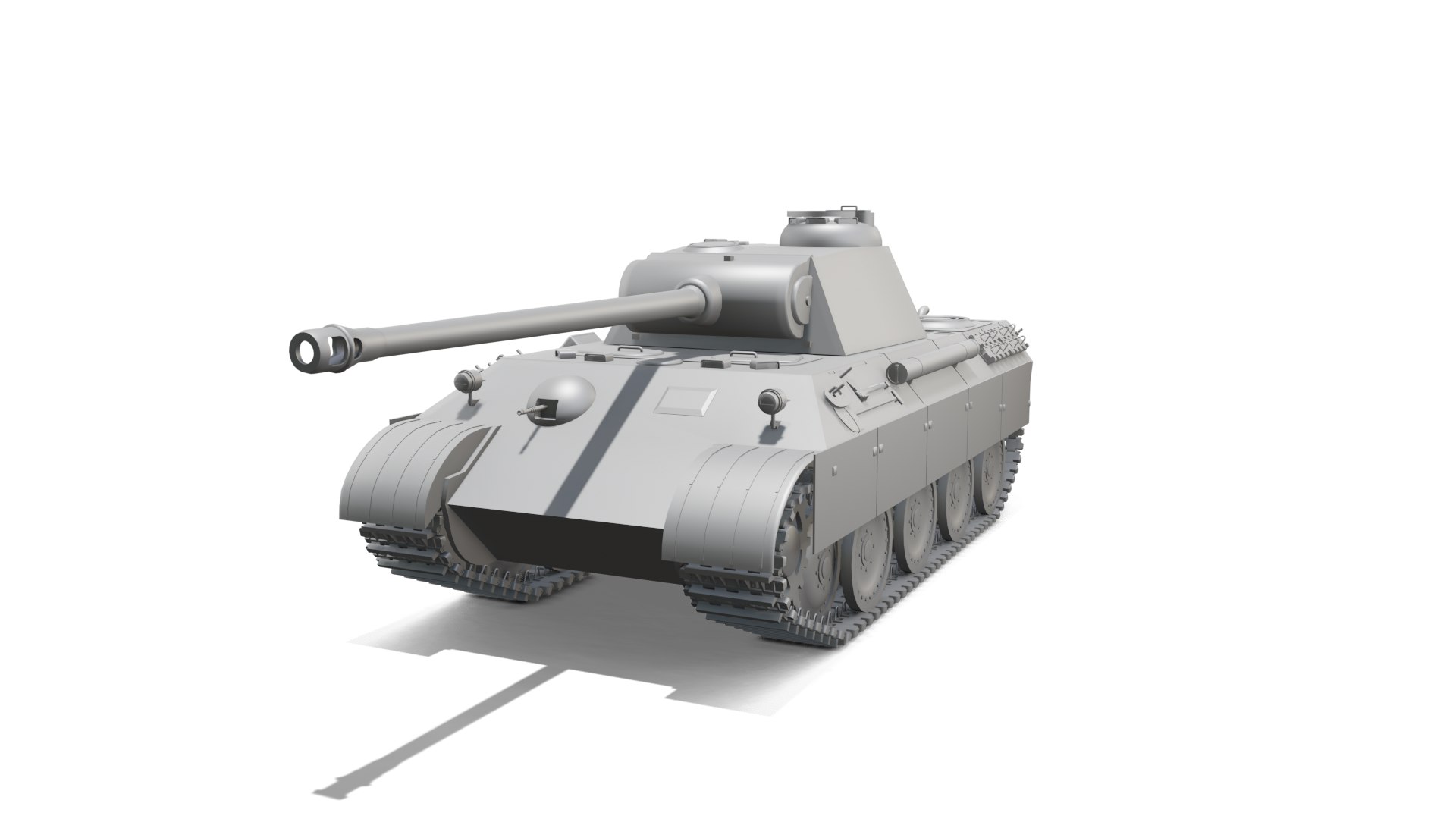 Panther Tank Panzers 3D Model - TurboSquid 1631200
