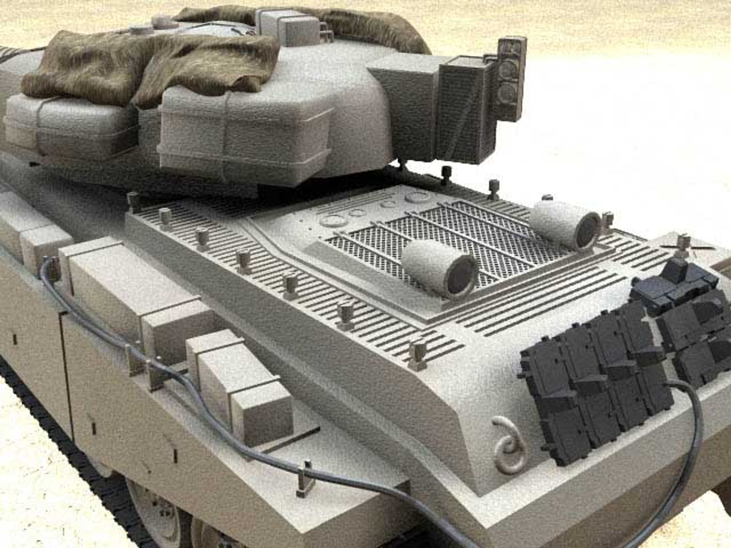 3d Model Centurion Tank