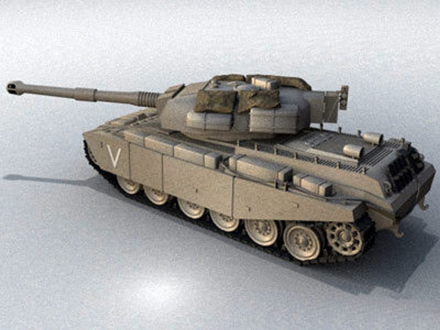 3d Model Centurion Tank