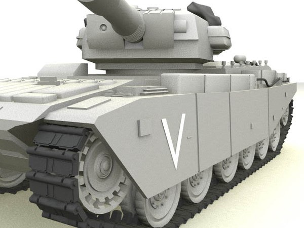 3d model centurion tank