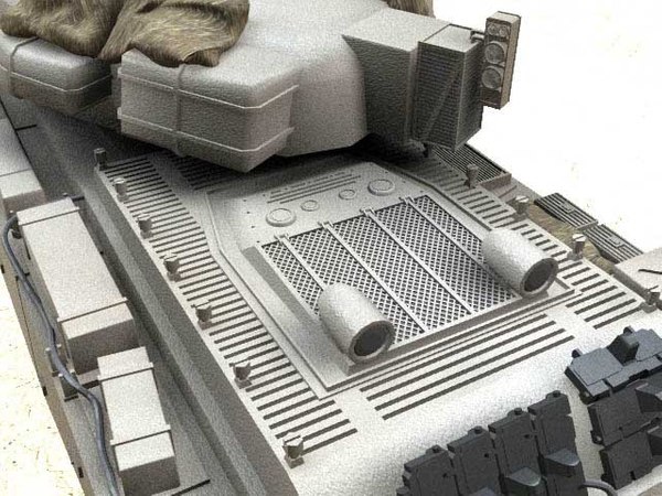 3d model centurion tank