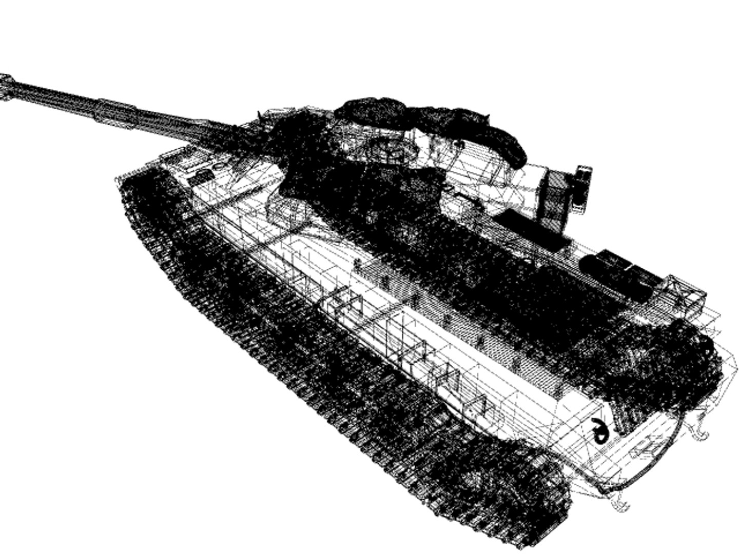 3d Model Centurion Tank