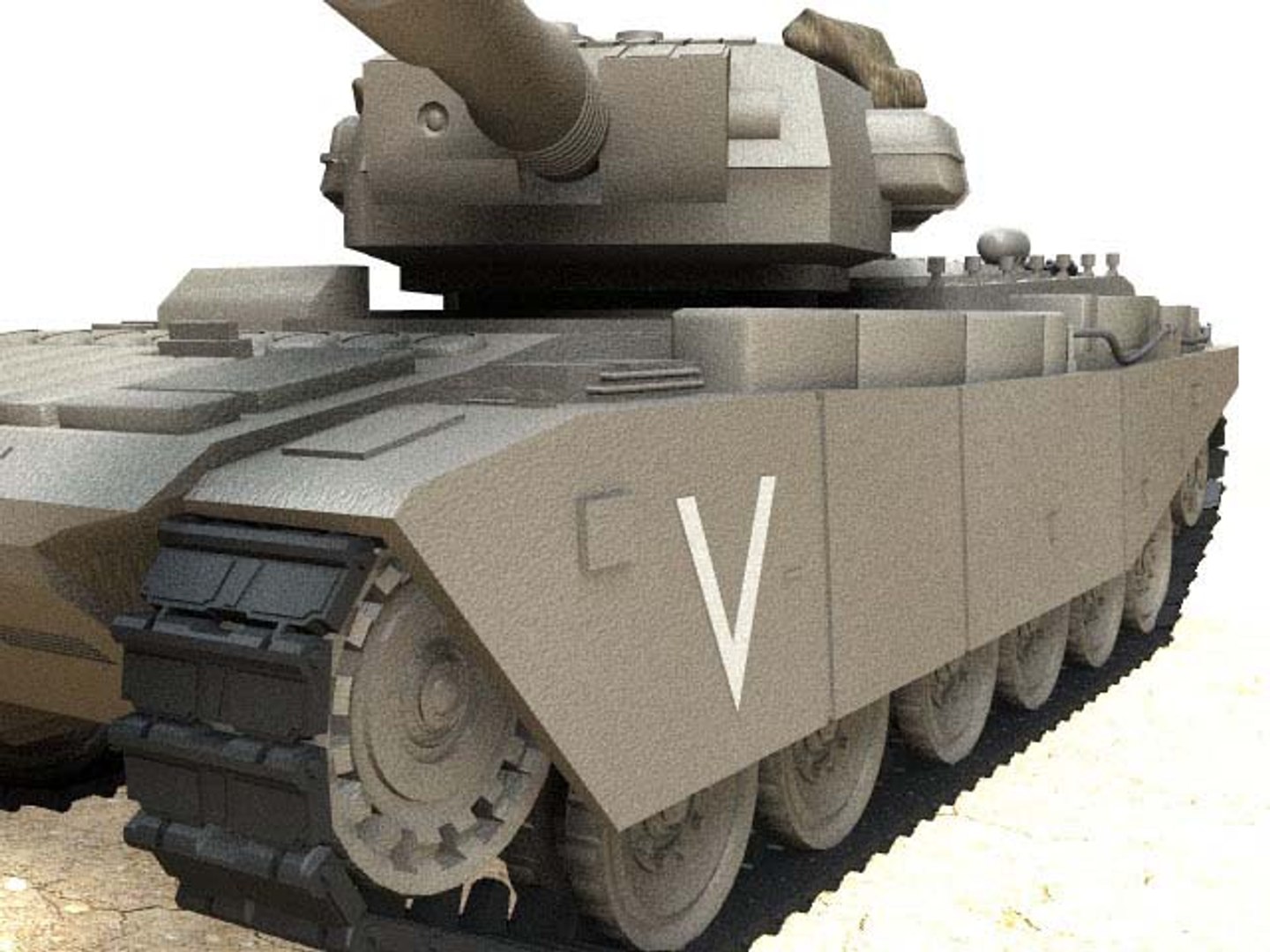 3d Model Centurion Tank