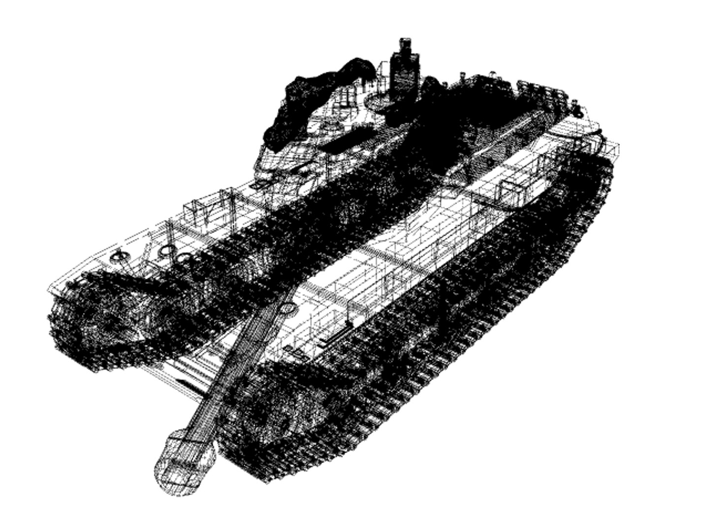 3d Model Centurion Tank