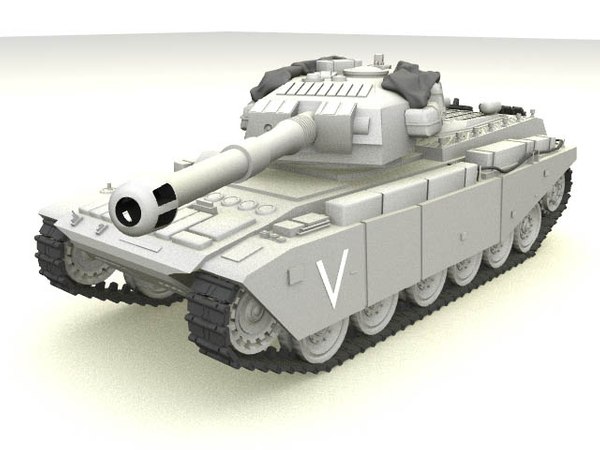3d model centurion tank