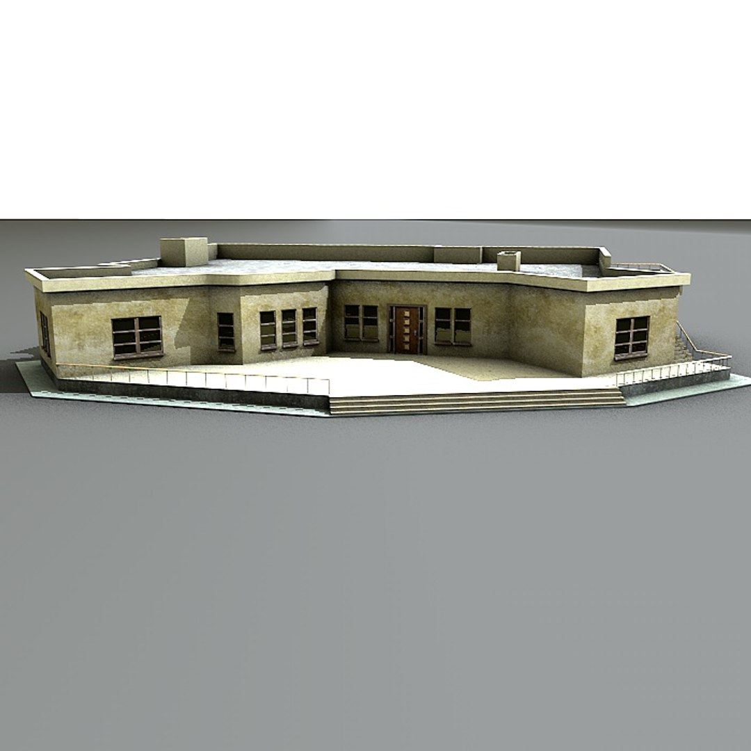 3d house interior building model