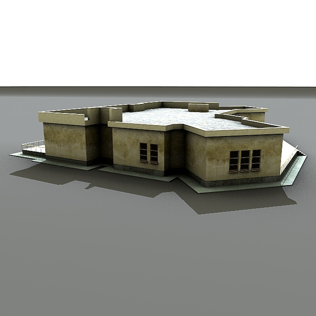 3d house interior building model