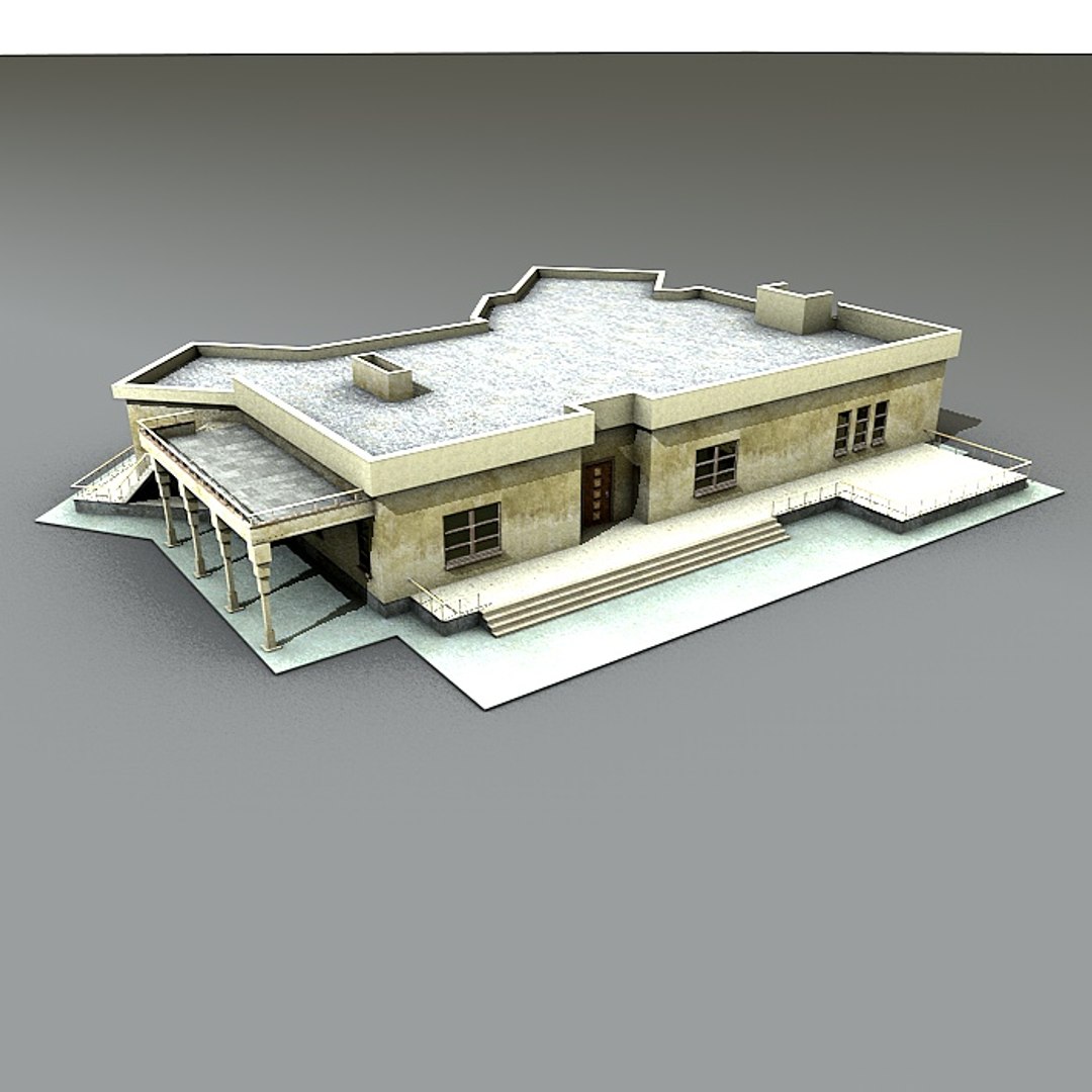 3d house interior building model