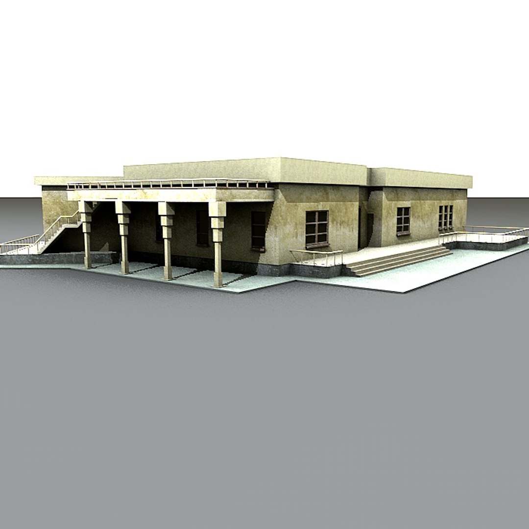 3d house interior building model