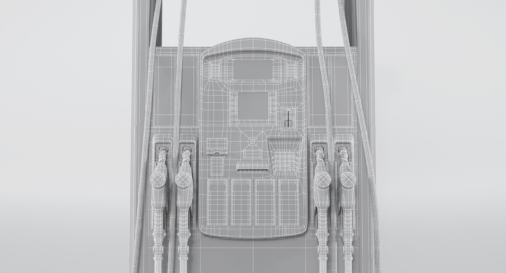 3d Realistic Fuel Dispenser