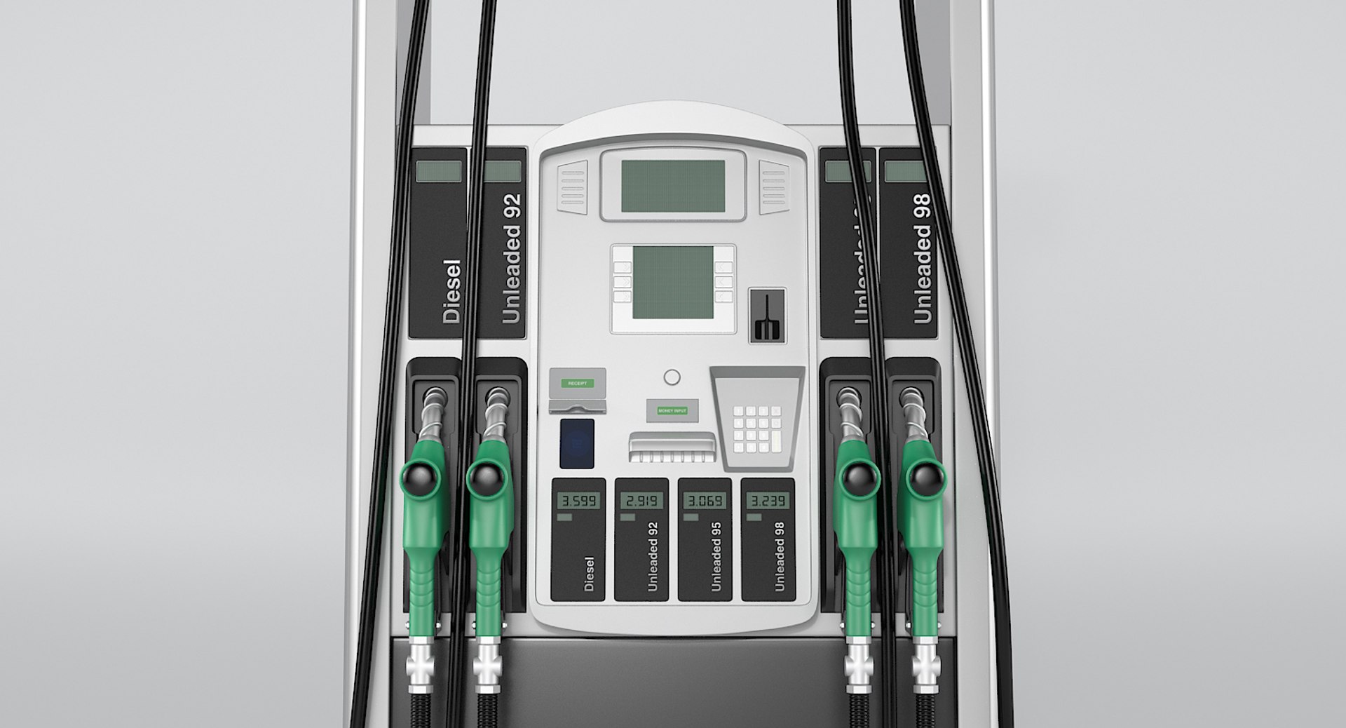 3d Realistic Fuel Dispenser