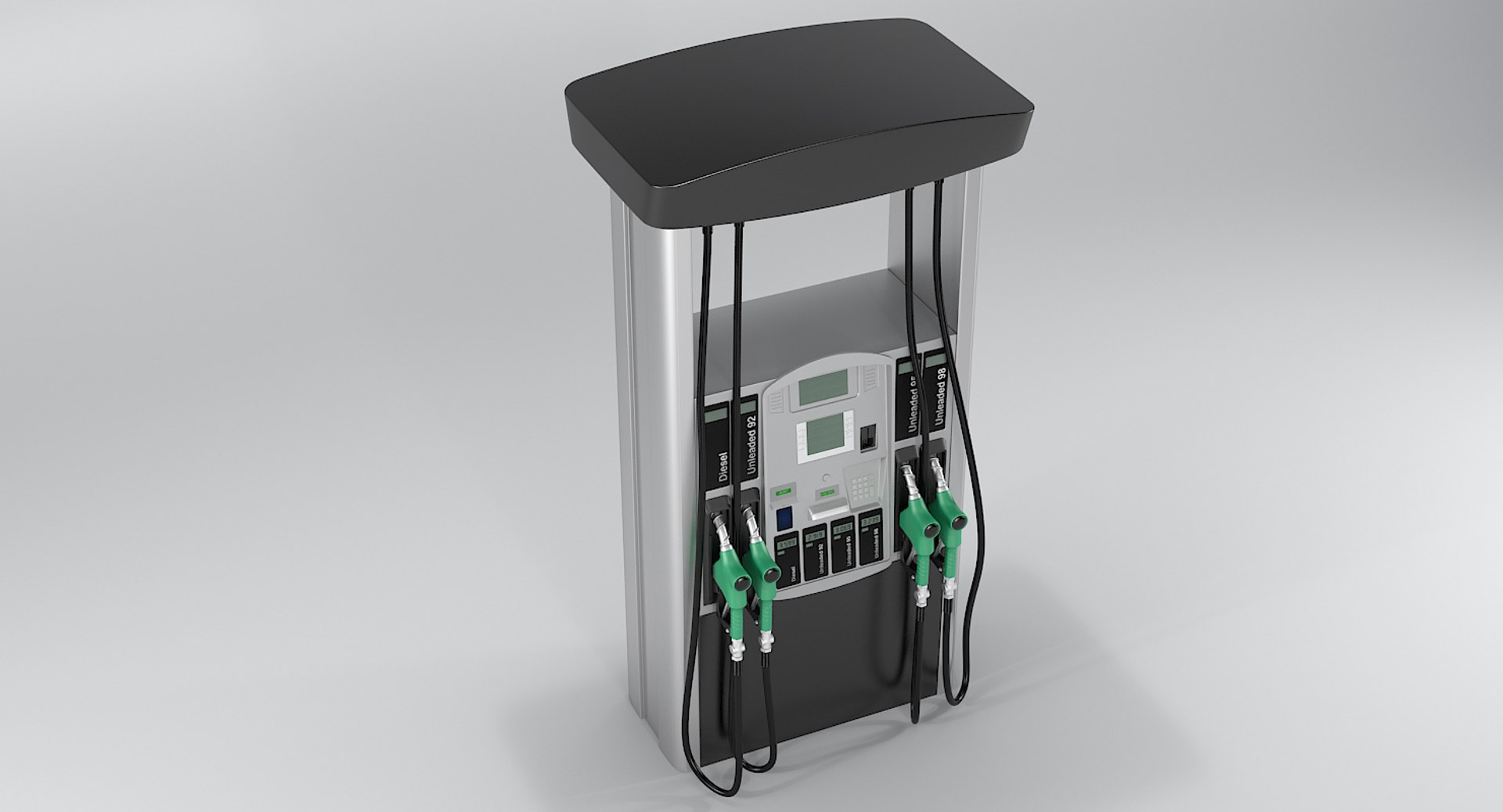 3d Realistic Fuel Dispenser