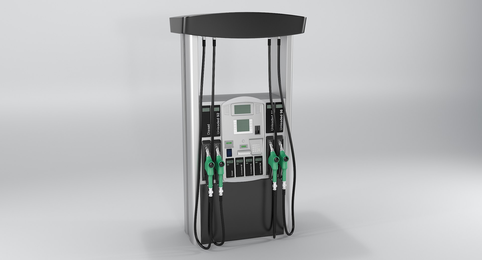 3d Realistic Fuel Dispenser