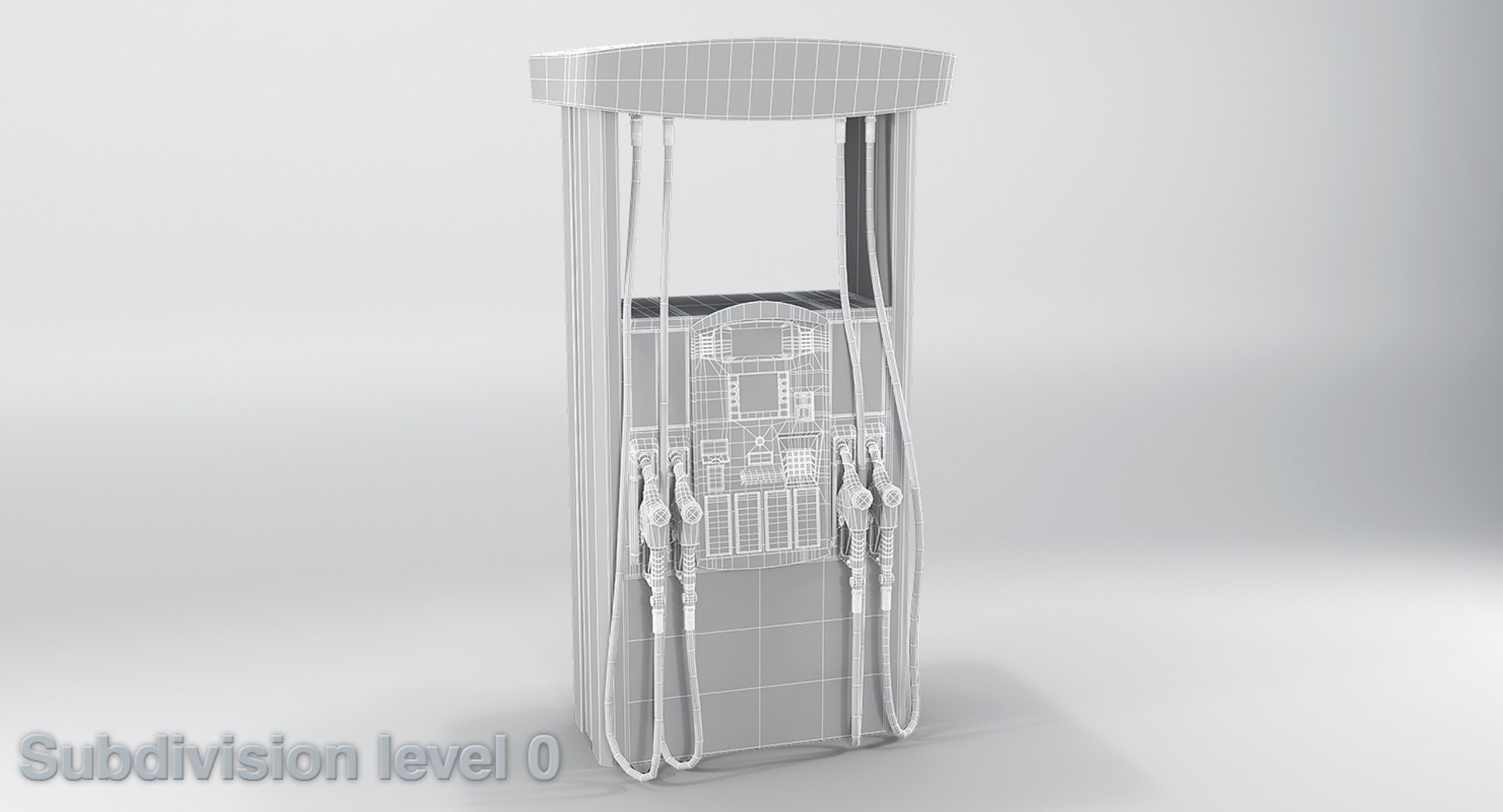 3d Realistic Fuel Dispenser
