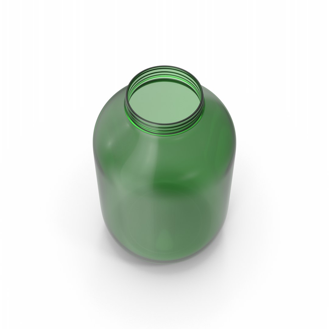 Glass Jar Green 3D - TurboSquid 2298280
