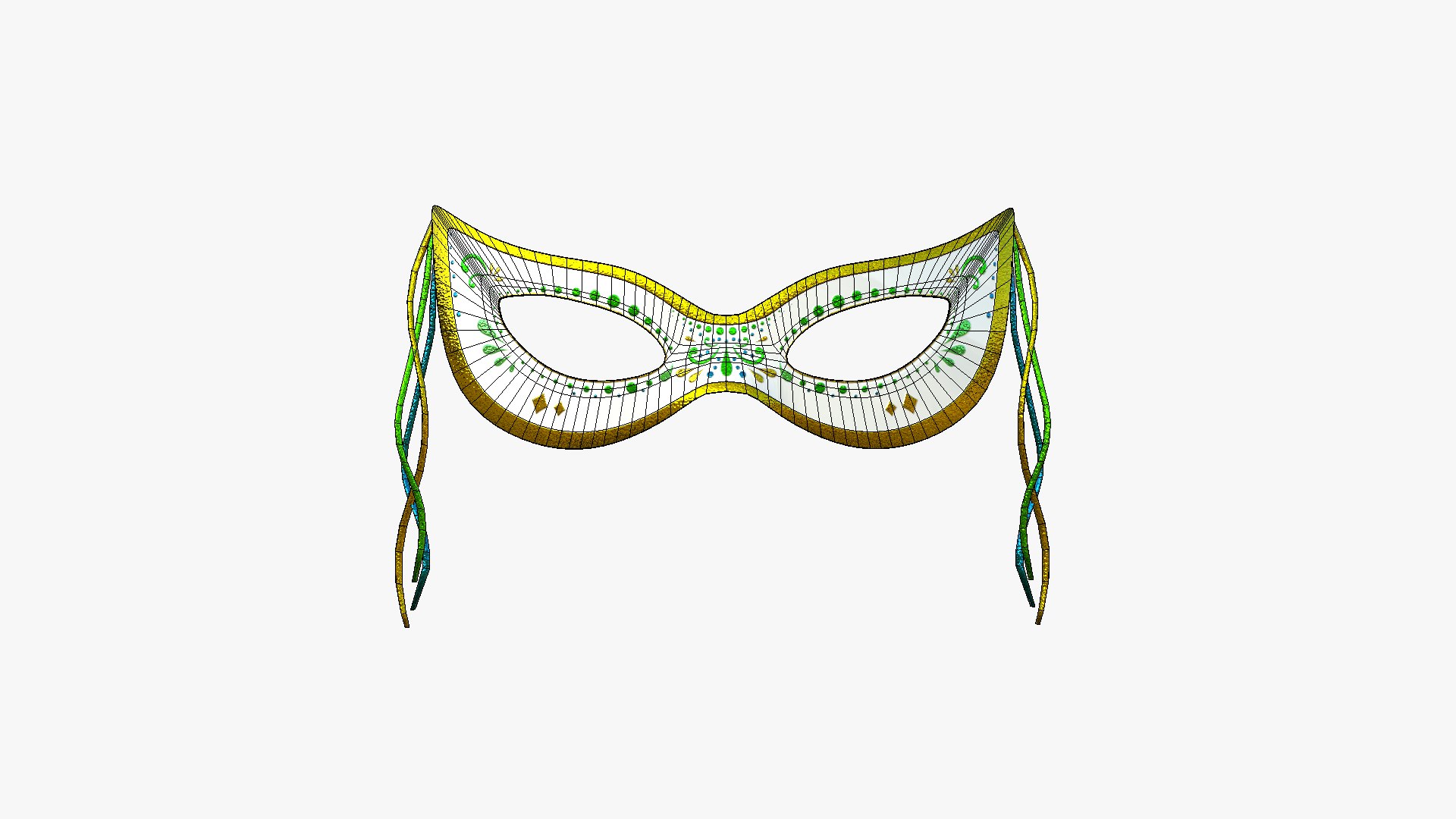 3D Carnival Mask A03 Brazilian - Costume Character Design - TurboSquid ...