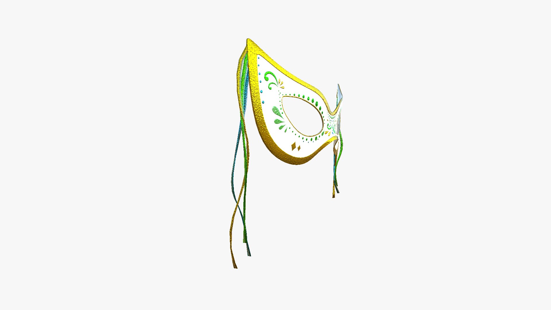 3D Carnival Mask A03 Brazilian - Costume Character Design - TurboSquid ...