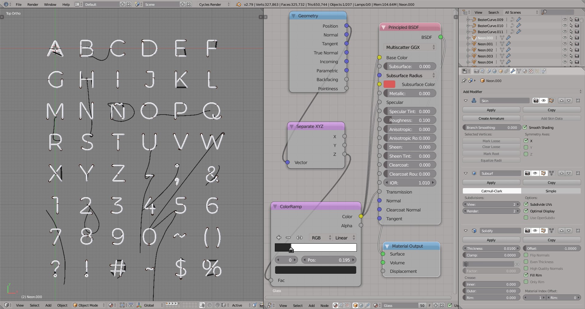 3D Model Numbers Symbols - TurboSquid 1395662